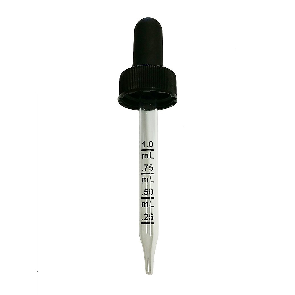 Measured Marked Dropper Top for 15ml .5 oz Ounce Boston Round Bottles10 Pack