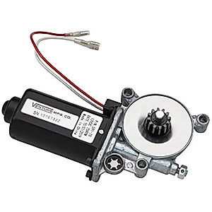 Solera Lippert Replacement Power Awning Motor with Dual Connectors, 12-Volt DC, 75-RPM, Fits Short, Flat or Pitched Awnings on 5th Wheel RVs, Travel Trailers, Motorhomes - 266149