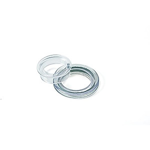 Audio-Visual Direct Tempered Glass Patio Table Top with Rounded Edge (36" with 1 5/8" Center Hole) Includes Free Umbrella Hole Ring and Cup Set