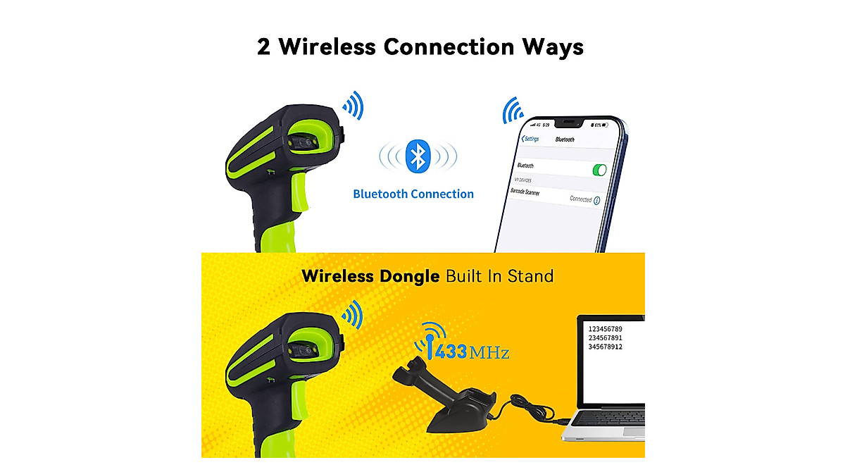 Alacrity 2D Industrial Barcode Scanner - Long-Range Wireless & Rugged