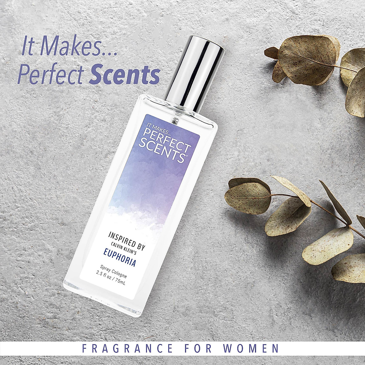 Perfect Scents Fragrances | Euphoria | Women’s Eau de Toilette | Paraben Free | Never Tested on Animals | 2.5 Fluid Ounces