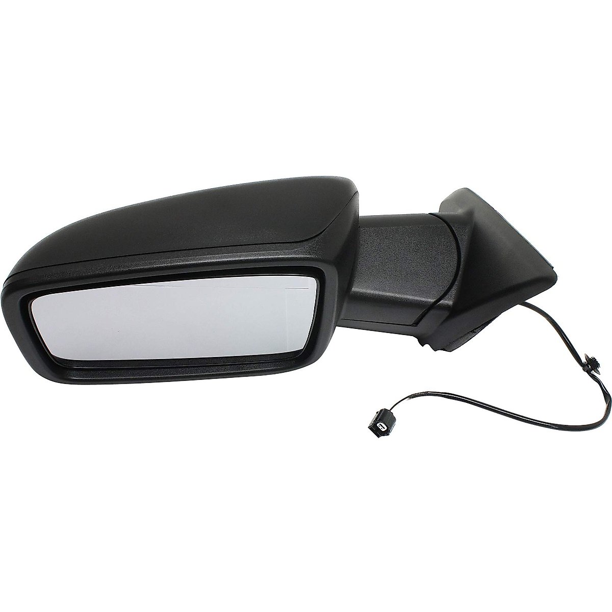 Kool Vue Driver Side Non-Electric Mirror for Ram 1500 2013-2018 Manual Fold Without Signal Light, Blind Spot Light, Memory & Puddle Lamp Textured w/o Towing Package