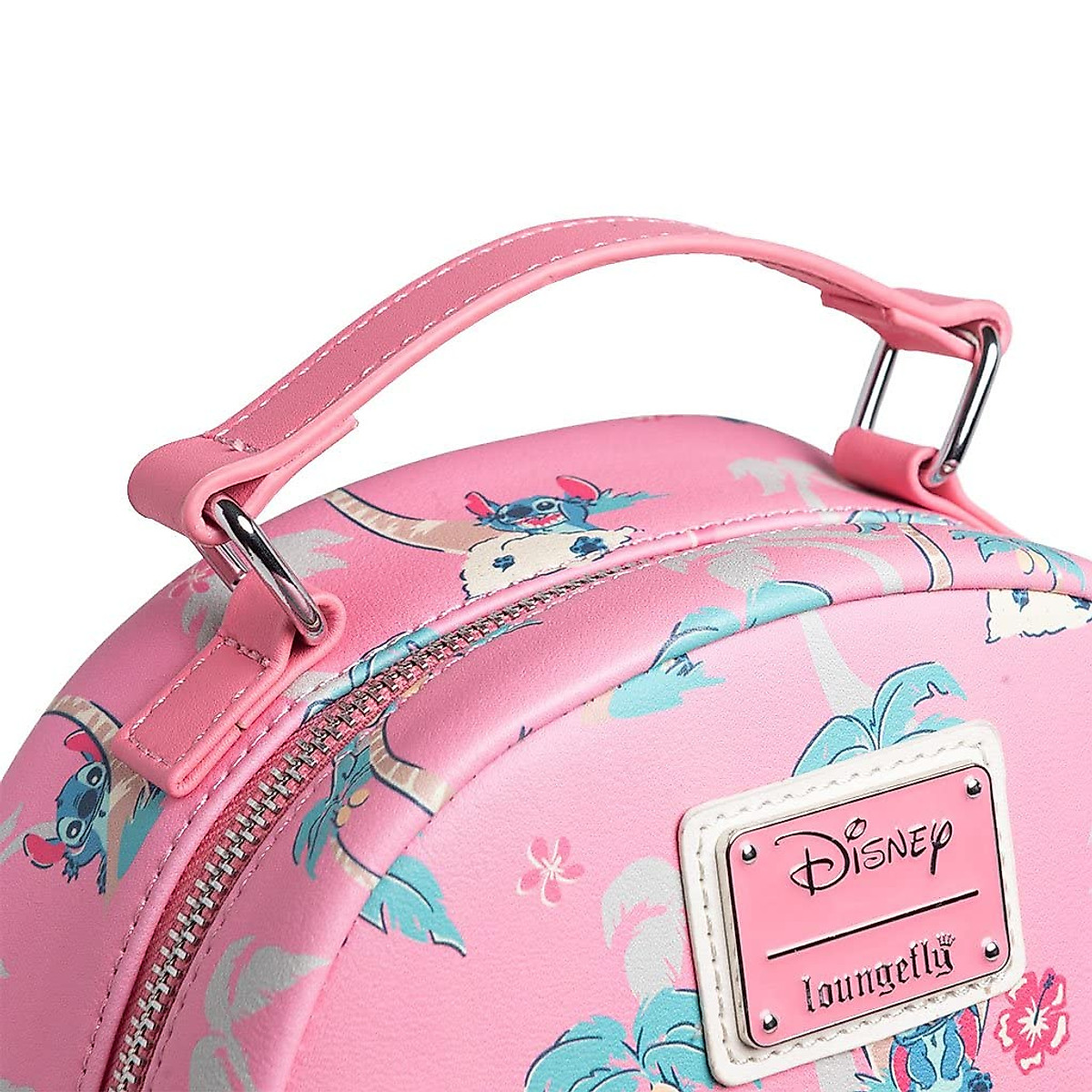 Loungefly x Disney Lilo & Stitch Palm Tree Stitch and Scrump AOP Backpack