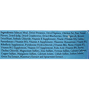 Addiction Salmon Bleu - Dry Cat Food - Complete and Balanced Diet - Skin and Coat Health Dog Formula - Features Premium King Salmon - 4 pounds