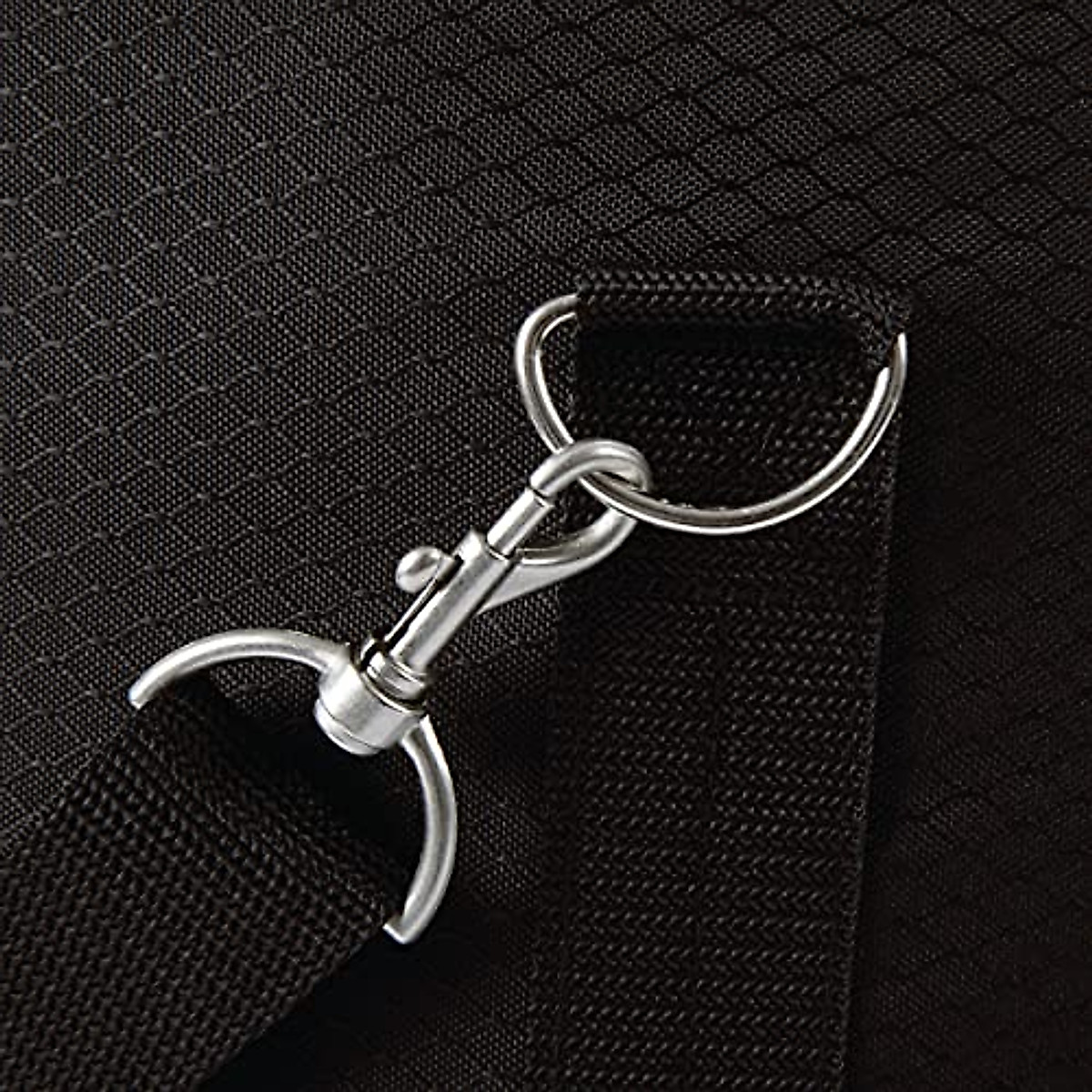 PICNIC TIME Cellar 6-Bottle Wine Carrier & Cooler Tote, Insulated Padded Wine Cooler Bag for Travel, Portable Water-Resistant Wine Bag, (Black with Gray Accents)