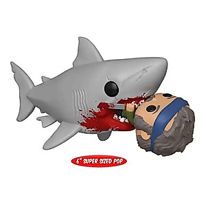 Funko POP! Movies Jaws: Shark Biting Quint Figure - 2019 Convention Exclusive