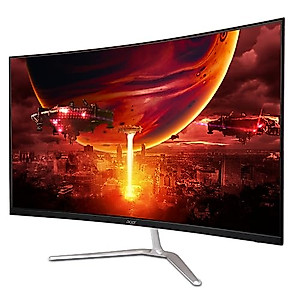 Acer Nitro 31.5" FHD 1920 x 1080 1500R Curved PC Gaming Monitor | AMD FreeSync Premium | Up to 165Hz Refresh | 1ms VRB | VESA Mountable | HDR10 | 1 x Display Port 1.2 & 2 x HDMI 1.4 | EDA320Q Pbiipx