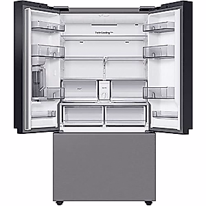 SAMSUNG RF24BB6200QL 24 Cu. Ft. Stainless Bespoke Counter Depth 3-Door French Door Refrigerator