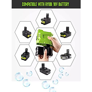 Alian for Ryobi Power Inverter,for Ryobi 150 Watt Powered Inverter Generator,Portable Power Source for Ryobi 18 Volt Lithium Battery,for Ryobi USB Charger Adapter,Convert 18V to110V 120V