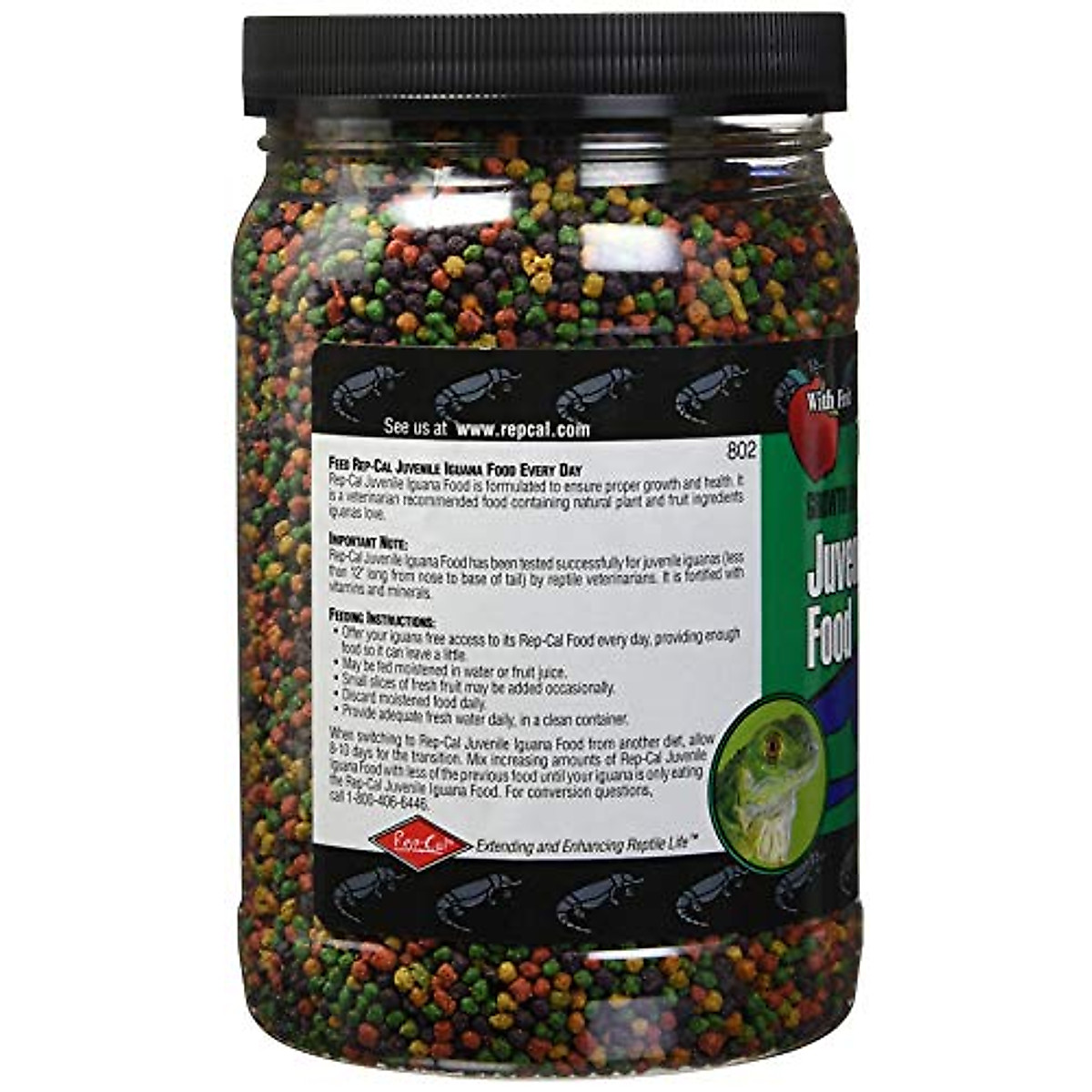 Rep Cal Iguana Food Juvenile 14.5oz
