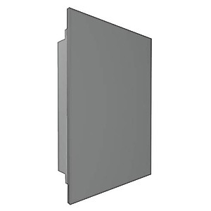 Ketcham 160 - 14"W x 20"H Deluxe Series Recessed Mounted Bright Annealed Stainless Steel Framed Single Door Medicine Cabinet