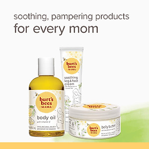 Burt's Bees Mama Belly Butter Skin Care, Pregnancy Lotion & Stretch Mark Cream, with Shea Butter and Vitamin E, 99% Natural, 6.5 Ounce