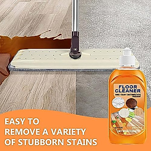 Niaoyun 2Pcs Momeng Floor Cleaner Orange, Floor Cleaner Liquid Momeng, Powerful Decontamination Floor Cleaner, Natural Hardwood Floor Stain Cleaner