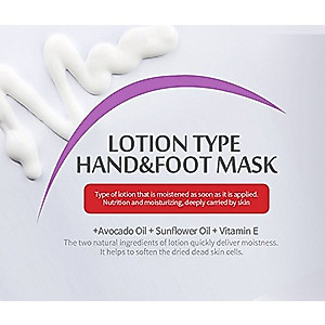 Epielle Moisturizing Hand Masks (Gloves 6pk) for Dry Hands Spa Masks | Sunflower Seed Oil + Avocado Oil + Vitamin E, Beauty Gifts, Skincare Gifts.. STOCKING STUFFERS!!