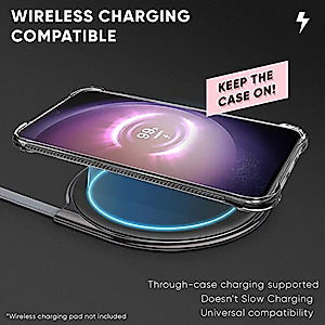 Miss Arts for Samsung Galaxy S23 Ultra Case, Girls Women Flowing Liquid Holographic Holo Glitter Shock Proof Case with Floral Design Bling Bumper for Samsung Galaxy S23 Ultra 5G- Cherry Blossom