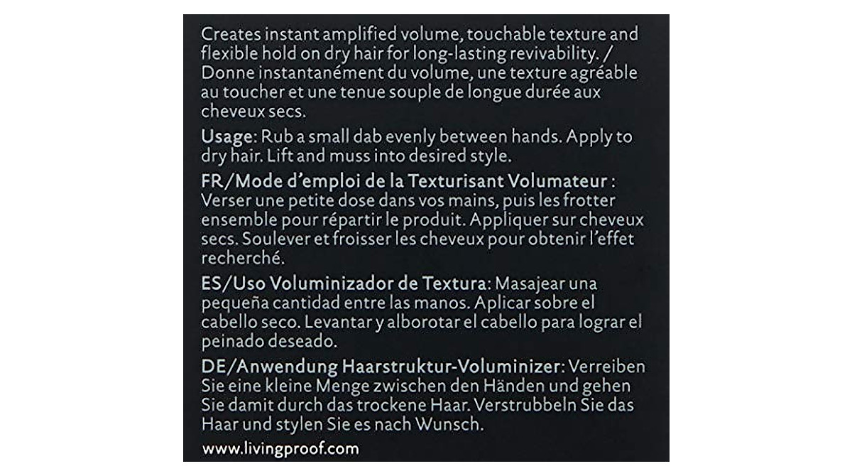 Living proof Amp Texture Volumizer, 2 Ounce (Pack of 1) — 🛍️ The Retail ...