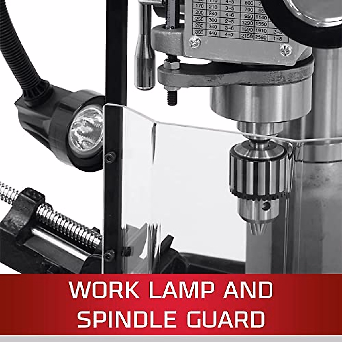 JET JMD-18 Mill/Drill Machine with R-8 Taper, 1Ph 115/230V (350018)