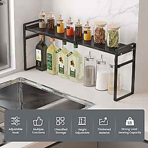 WOCHUANGSI 1pcs Small Narrow Tall Shelf for Windowsill Kitchen Organizer Window Sill Plant Shelf Stackable Shelves Bathroom Sill Thin Shelves for Narrow Spaces Counter Top Racks