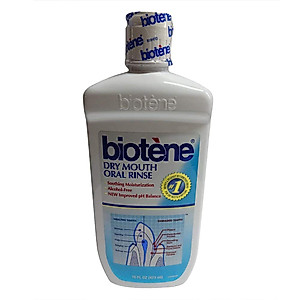 Biotene Dry Mouth Oral Rinse, Fresh Mint 16 oz (Pack of 12)