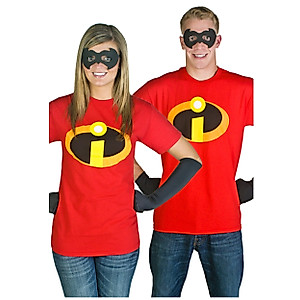Disney unisex adult The Incredibles T-shirt T Shirt, Red, 3X US