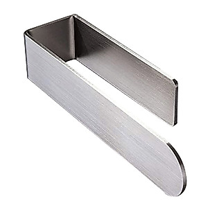 KETTEL Bathroom Wall-Mounted Punch-Free Stainless Steel Towel Holder Shower Room Storage Shelf Kitchen Cleaning Rag Rack Home Hotel Acc