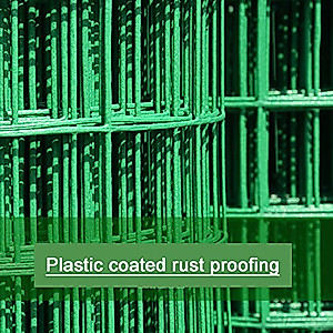 MZEER Wire Mesh Fence, 6cm Mesh Size 2.3Mm / 2.5Mm / 3.0Mm, Fixed with Ties, for Poultry, Small Animals, Bird Protection, Yard Fencing, Etc (Color : 1.2mx30m, Size : 2.3m)