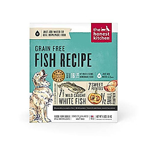 The Honest Kitchen Dehydrated Grain Free Fish Dog Food, 4 lb Box