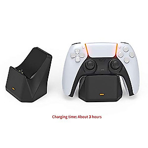 PS5 Controller Charger, Playstation 5 Charging Base, PS5 Controller, Fast Charging Base with LED Indicator, USB Charging