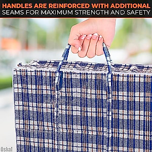 4Pcs Extra Large Laundry Bag for Storage Box with Zipper Laundry Bags - Storage Bags with Handles with Durable Zipper, Moving Storage Bags, Travel Laundry Bag with Handles for Cloths, Bedding ksi