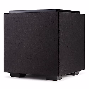 Definitive Technology Descend DN8 8" Subwoofer (2021 Model) - Digitally Optimized for Movies & Music, New 3XR Architecture, 500W Peak Class D Amplifier & (2) Pressure-Coupled 8" Bass Radiators, Black
