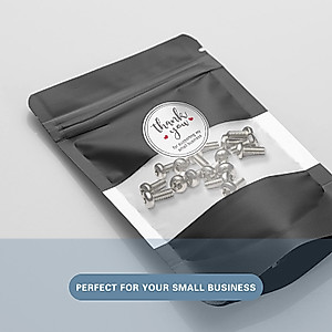 100 pcs 3.5 Mylar Bags for Food Storage, Heat Sealable Baggies Edible Packaging, Matte Resealable Foil Ziplock Pouch with Window, Perfect for Runtz, Cookies, Tea,Jewerly, Wax Melts Small Business Needs