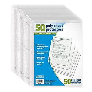 Better Office Sheet Protectors, 50 Pack