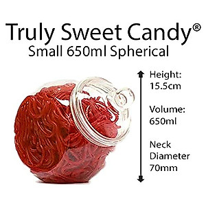 19 Retro Empty Plastic Sweet Jars for Pick & Mix, Victorian Sweet Shop, Candy Buffet Kit, Party Pack