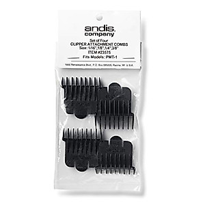 Andis Snap-on Blade Attachment Combs 4-comb Set, 1 count