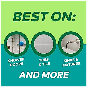 Scotch-Brite Swift Scrub Bath Cleaner Scrubbers, Soap Scum Remover for Cleaning Bathroom, Bathroom Scrubber Pads Safe for Tile, 2 Bathroom Cleaner Scrubbers