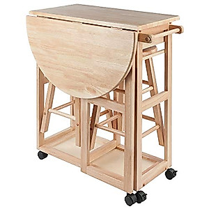 Winsome Trading, Inc. 89332 Burnett Kitchen, Round, Natural