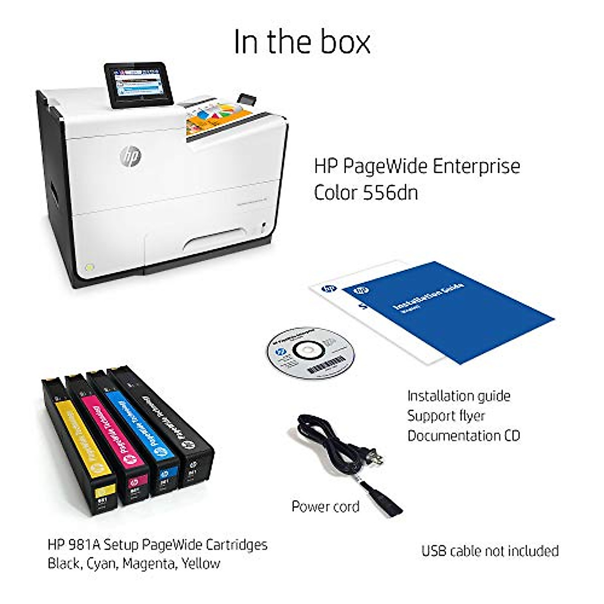 HP PageWide Enterprise Color 556dn Multifunction Duplex Printer (G1W46A)