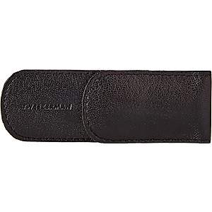 Tweezerman Petite Tweeze Set with Travel Case - Point and Slant Tweezers, Tweezers for Travel (Black Case)