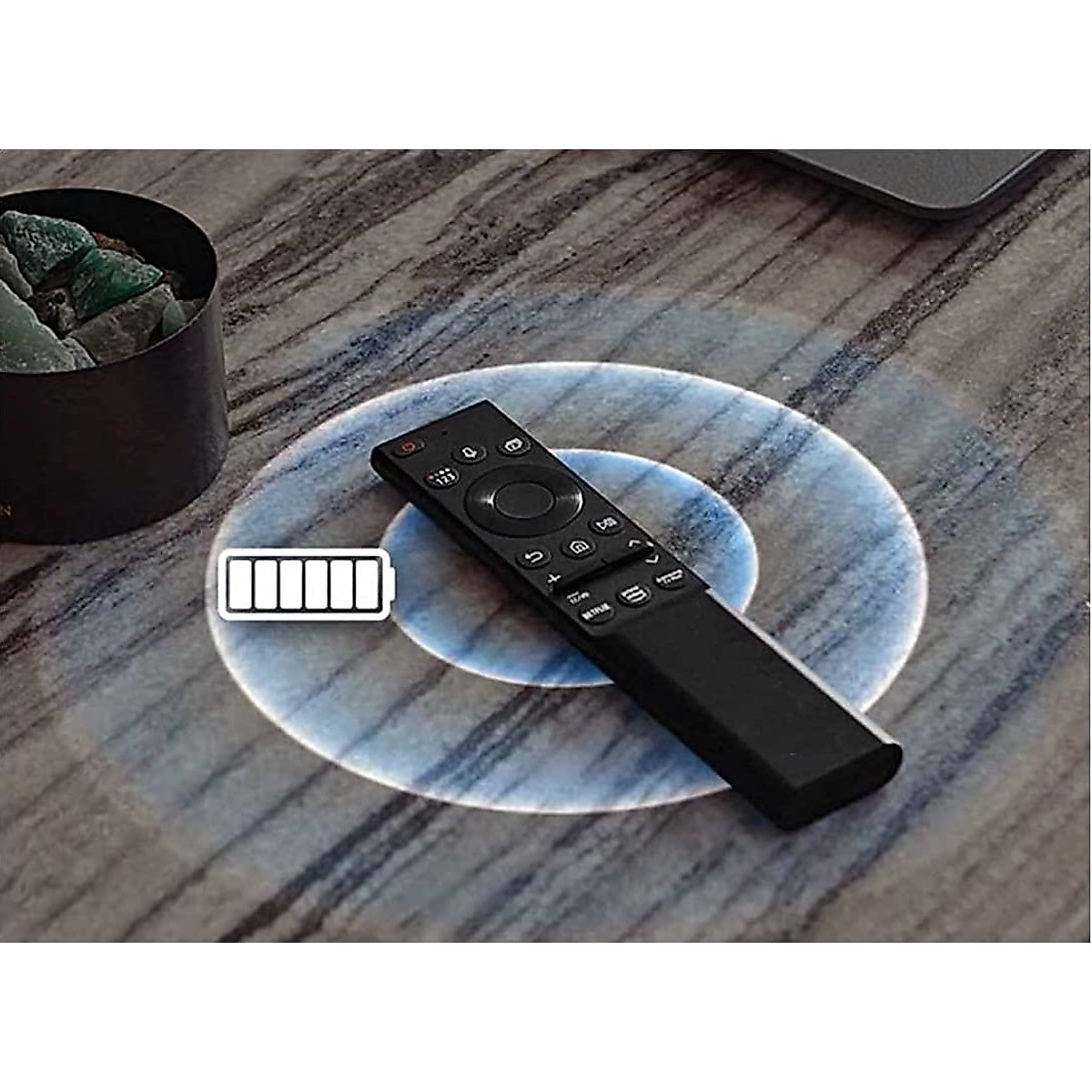 Universal BN59-01357B / BN59-01357A Solar Power Voice Remote Control Compatible for Samsung Neo led Smart 4k Ultra HD TV - 2021/2022 Models