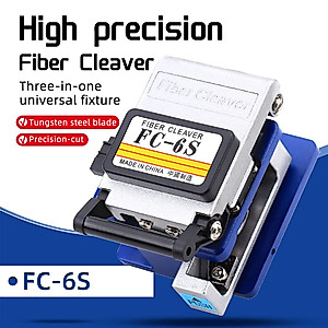 Cruiser FC-6S Optical Fiber Cleaver High Precision Stripping Cutter Tools Cleaves for SUMITOMO with 36,000 Cleaves and Coating Diameter: 250um - 900um