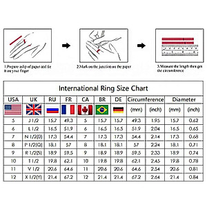 STARCHENIE 1.25 Ct Cubic Zirconia Engagement Rings Set for Women Sterling Silver CZ Wedding Bridal Ring Set