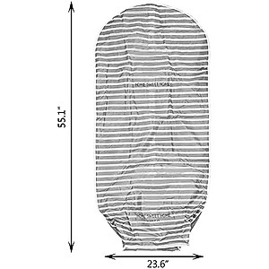 LiXiongBao 2 Pack Standing Round Fan Dust-Proof Cover Electric Fan Dust Cover Guard Protector Electrical Appliances Plastic Guard household Floor Fan Cover Protective Cover