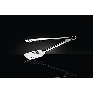 Napoleon BBQ Grill Accessory - Stainless Steel Spatutong - 55019-2-in1 Multitool, Easy To Use, Slide Lock, Dishwasher Safe, Integrated Tool Hanger