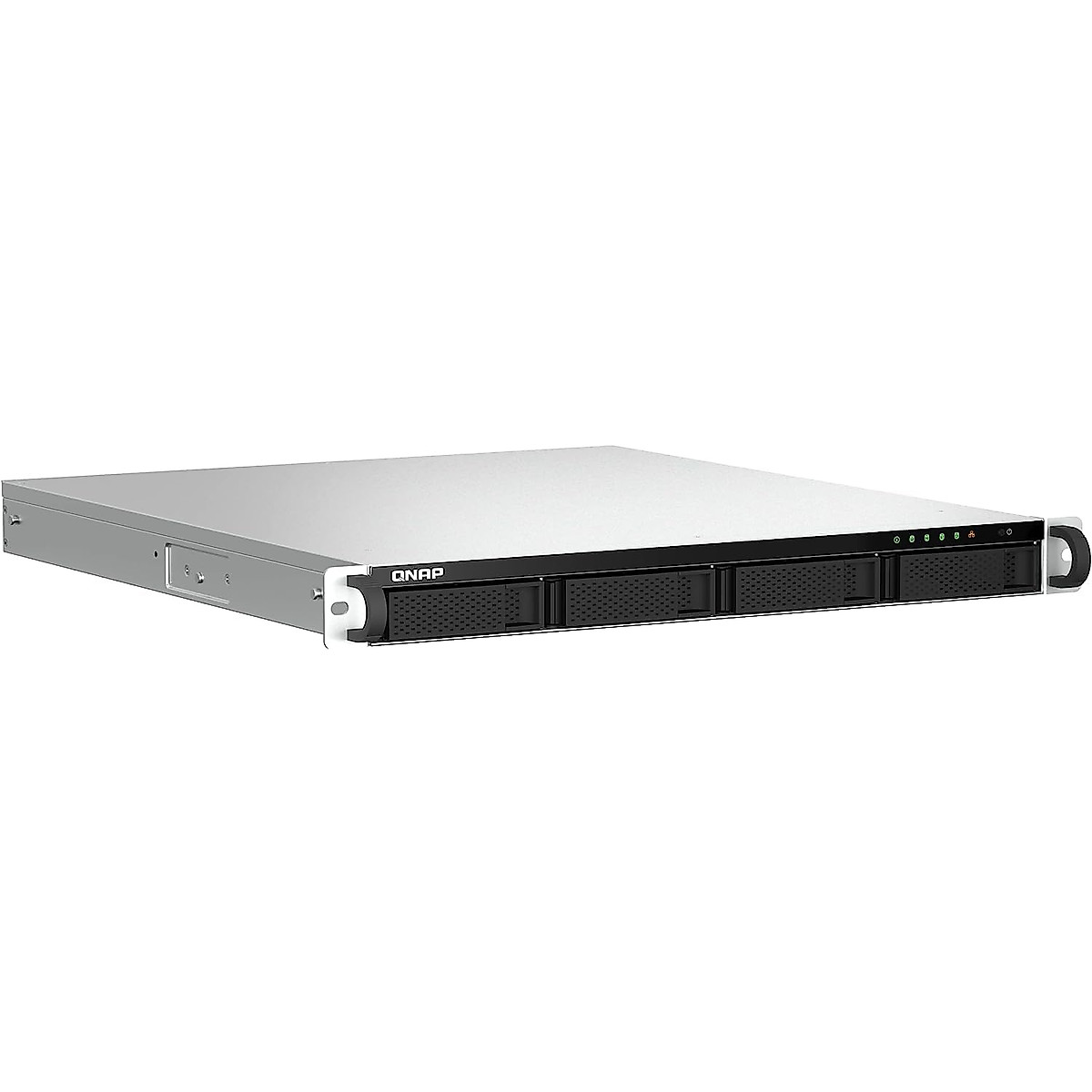 QNAP TS-464U-8G-US 4 Bay High-Speed Rackmount Dual-2.5GbE NAS Intel® Celeron® N5105/N5095 CPU, 8GB DDR4 Memory and 2.5GbE (2.5G/1G/100M) Network Connectivity (Diskless)