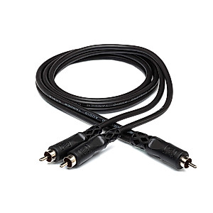 Hosa CYA-103 Y Cable, RCA to Dual RCA, 3 ft