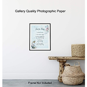 Inspirational Motivational Quotes Poster - Zen Buddhism New Age Wall Art Decor - Meditation Gift for Buddhist, Yoga Teacher, Women - Reiki Gratitude Picture Print for Spa Decor, Bathroom