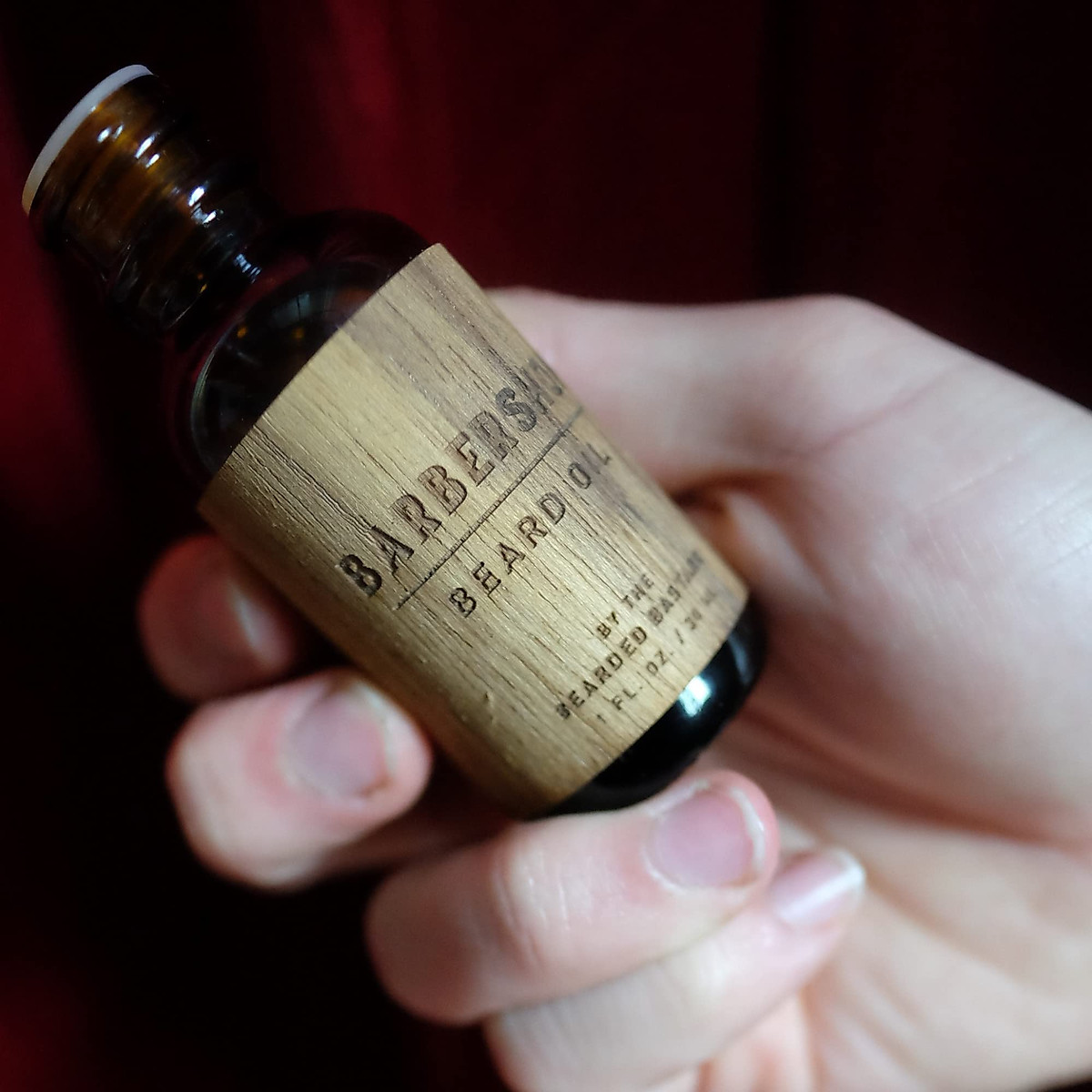 TBB Barbershop Beard Oil for Men | Leave-In Beard Conditioner | Keeps Facial Hair Soft and Moisturizes Skin | Jojoba Oil, Argan & Sweet Almond Essential Oils (1 Oz.)