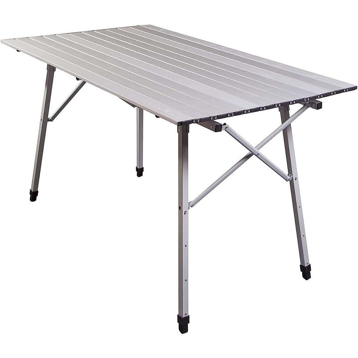 Camp Chef Mesa Aluminum Camp Table - Portable, Collapsible Camping Table for Outdoor & Camping Gear - Adjustable Table Height (27"-39")