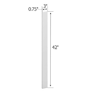 Design House Brookings 3-Inch Cabinet Filler, White Shaker