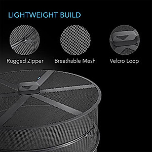AC Infinity Herb Drying Rack, 4-Layer Hanging Mesh Net for Plants, Seeds, and Buds, 18" Diameter Fit in Grow Tents Closets Hydroponics